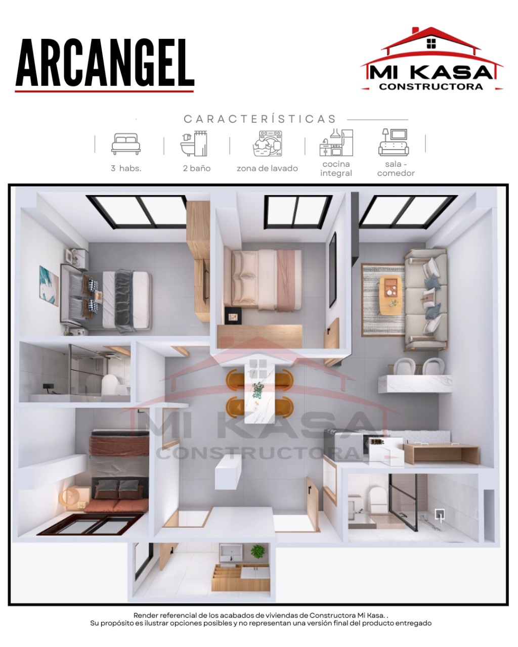 Proyecto Edificio Arcángel – Vive el confort en cada detalle – Constructora Mi Kasa
