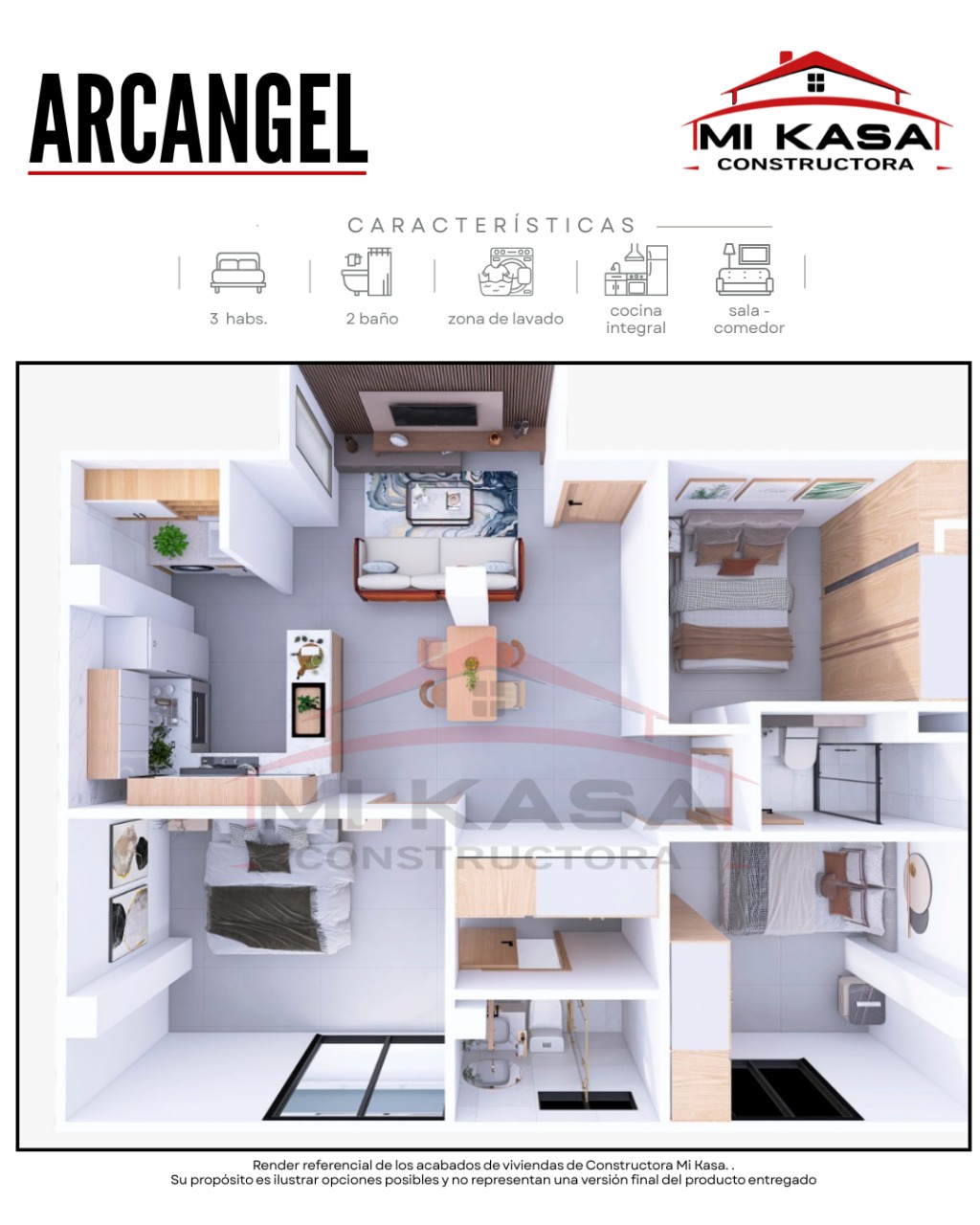 Proyecto Edificio Arcángel – Vive el confort en cada detalle – Constructora Mi Kasa