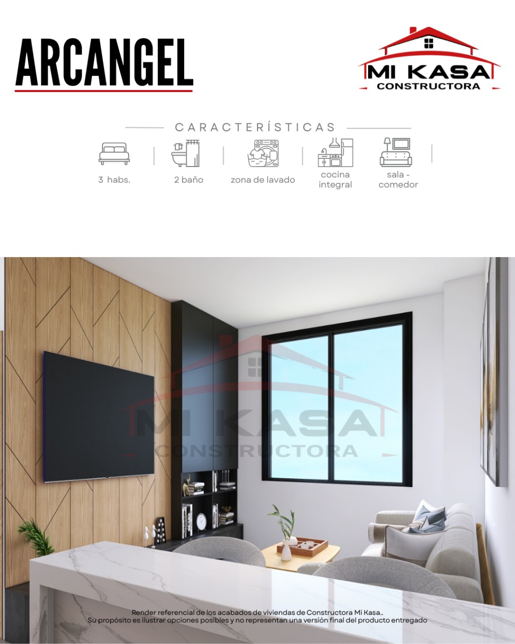 Proyecto Edificio Arcángel – Vive el confort en cada detalle – Constructora Mi Kasa